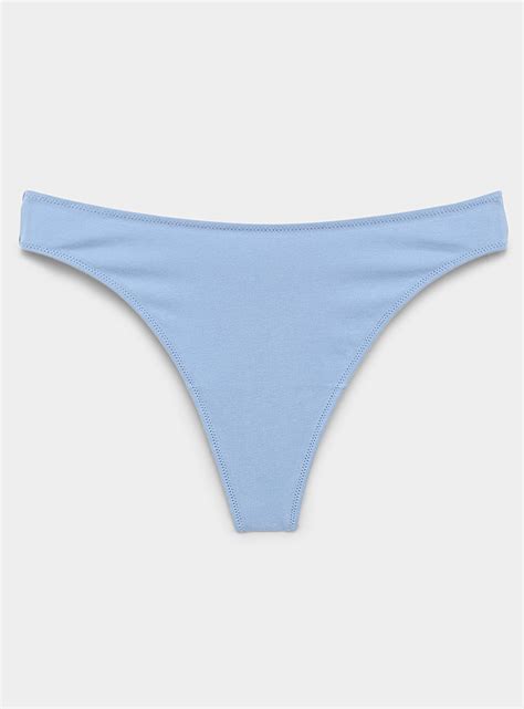 Organic Cotton High Cut Thong Miiyu Shop High Waist Panties Online