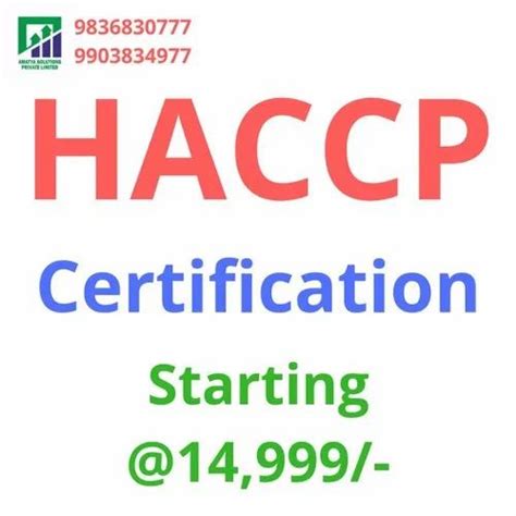 Haccp Certification In Kolkata