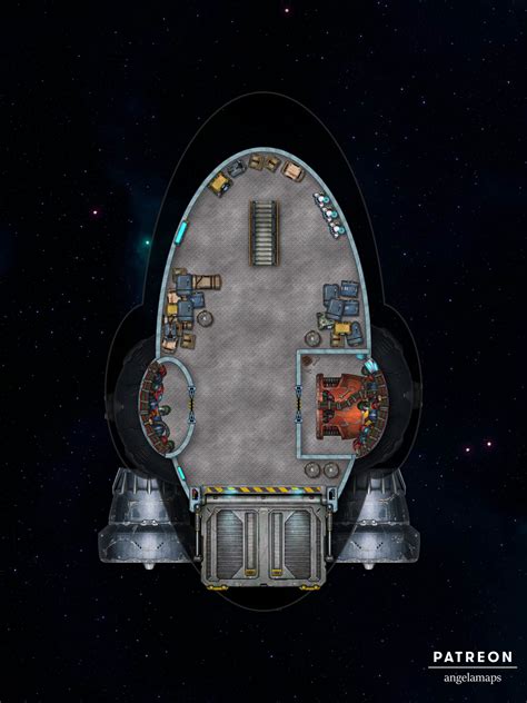 Spaceship Angela Maps Free Battle Maps For Ttrpgs