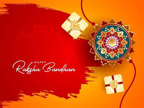 Indian Festival Happy Raksha Bandhan Classic Celebration Background
