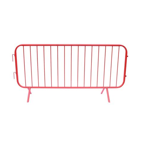 Pedestrian Barrier Hd Fixed Leg Red 23m Cobrook