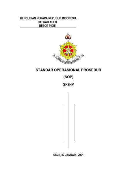 Sop Sp2hp Pdf
