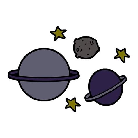 Cartoon Planets Drawing Design 55823939 Stock Video At Vecteezy