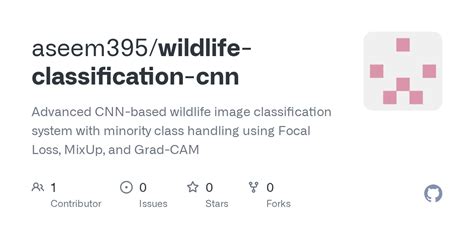 Github Aseem395wildlife Classification Cnn Advanced Cnn Based