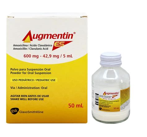 Augmentin Es 600429mg 50ml Gsk Flosamed