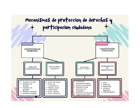 Mecanismos De Protección De Derechos Y Participación Ciudadana Mapa