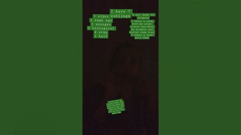 I Have 7 Siblings Youtube