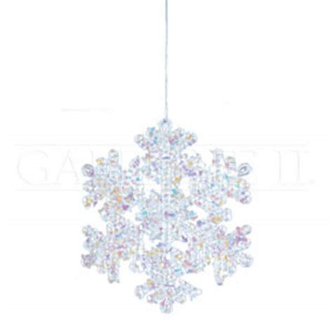 Icy Glitter Snowflake Ornament Item 177807 The Christmas Mouse