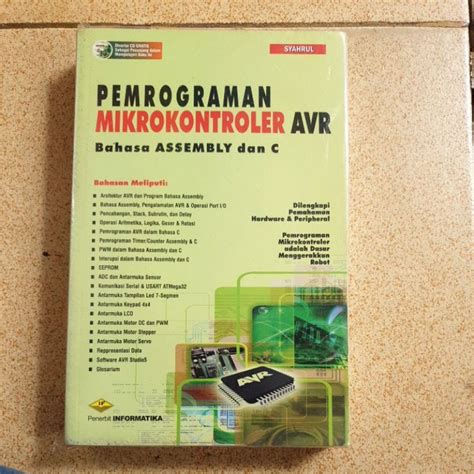 Jual Original Pemograman Mikrokontroler Avr Bahasa Assembly Dan C Shopee Indonesia