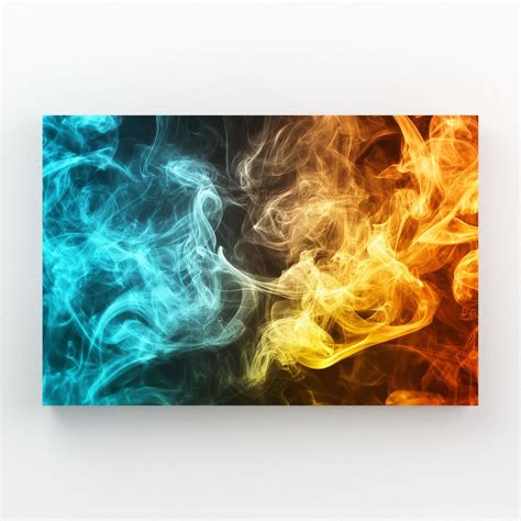 Fire And Ice Abstract Art