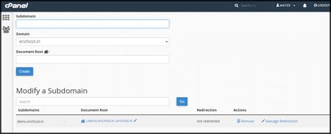 How To Create A Subdomain In Cpanel Erichost