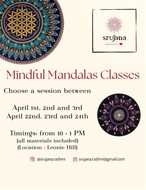 Mandala Art Beginners Class By Srujana In Singapore