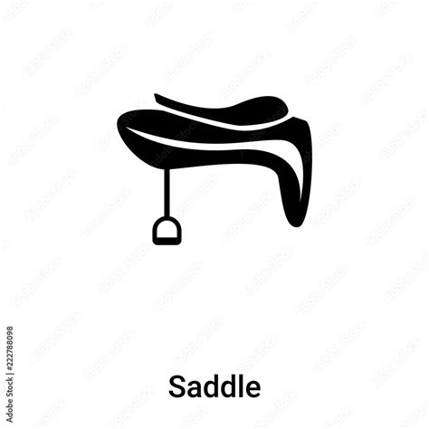 Saddle Icon Vector Isolated On White Background Logo Concept Of Saddle