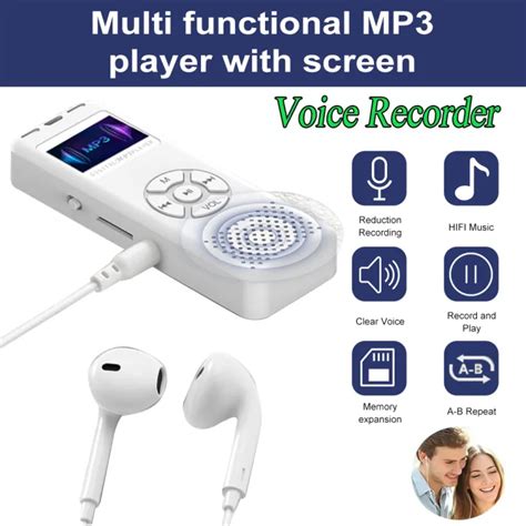 2025 New Mini Portable Mp3 Player Hifi Music Player Built In Speaker