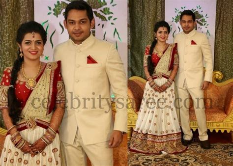 Divya Darshini Reception Saree Saree Blouse Patterns