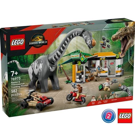 เลโก้ Lego Jurassic World 76973 Raptor And Titanosaurus Tracking Mission