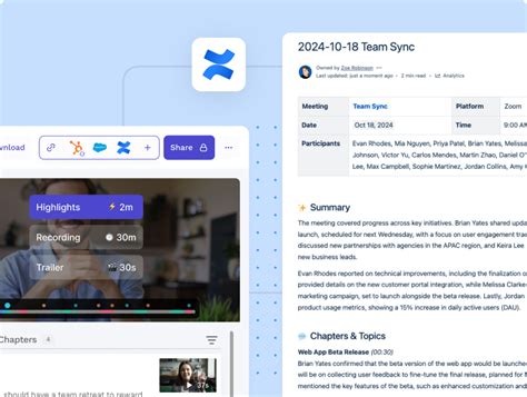 Atlassian Integration For Read Share Read Ai Meeting Notes And Action