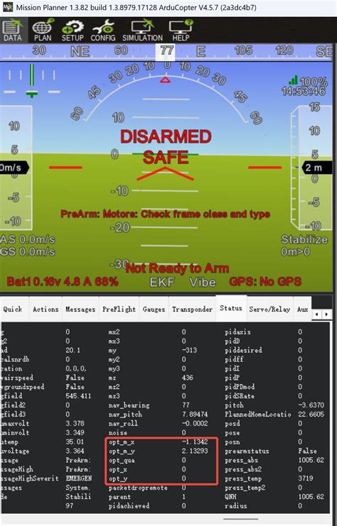 pmw3901 optical flow sensor holybro
