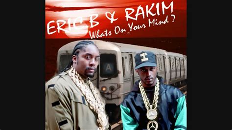 Rakim Dont Sweat The Technique Whats On Your Mind Youtube Music