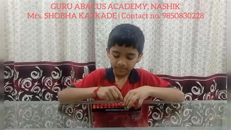 Abacus Class 4 14 Years Rs 3000course Guru Abacus Academy Nashik Id 2849507248355