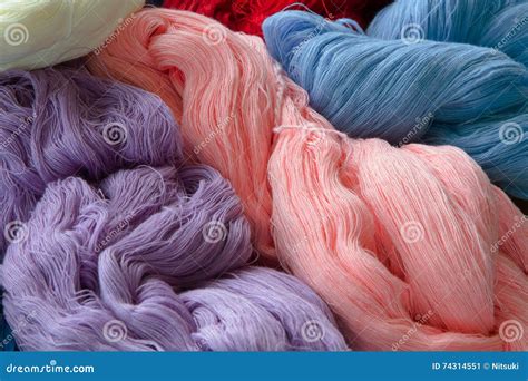 Silk Threads Stock Image Image Of Textile Sewing Hill 74314551
