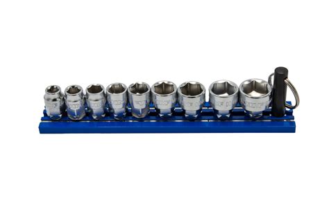 Vim Tools Vim Tools 9 Piece Dual Drive Metric Shallow Chrome Sockets