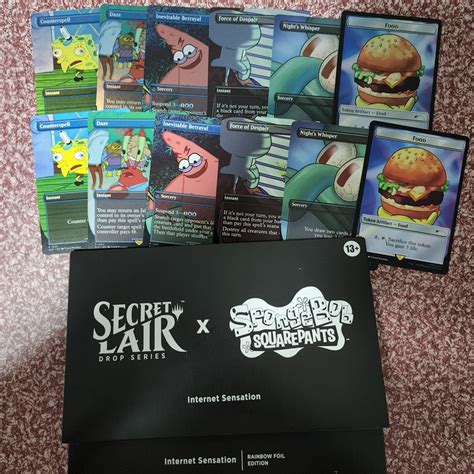 Hero Spongebob Internet Sensation Foil 4000 Spongebob Internet Sensation 3000 1x