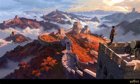 Великая китайская стена рисунок (много фото) - drawpics.ru