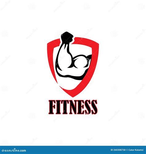 Fitness Icon Logo Vector Stock Illustration Illustration Of