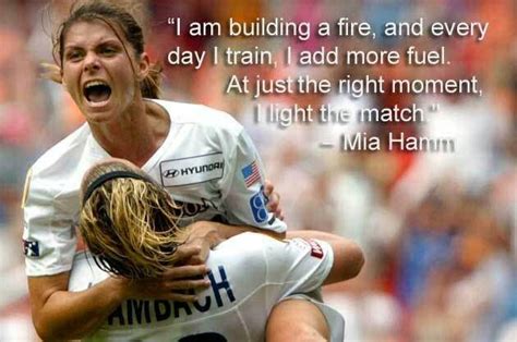 Soccer Quotes Mia Hamm Wall