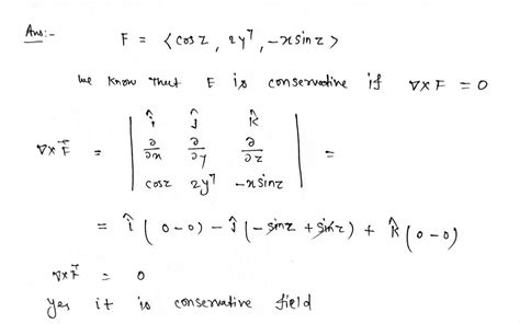 Answered Determine Whether The Vector Field Is Conservative And If So Find The General