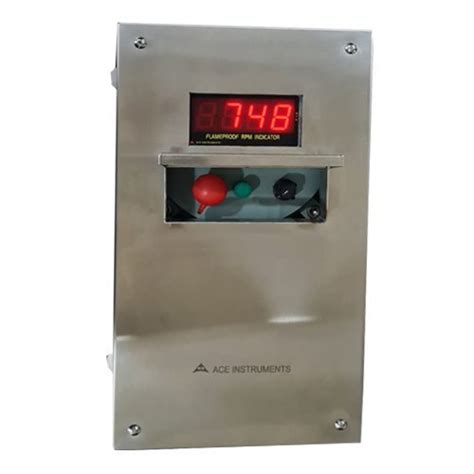 Flameproof Rpm Indicator Rs485 Modbus Communication For Speed Measurement Model Name Number