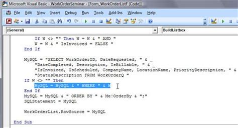Microsoft Access Work Order Seminar Artofit