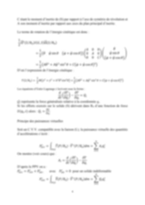 Solution Td Mecanique Analytique Avec Correction Physique Physics Smp