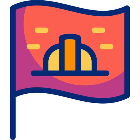 Flag Basic Accent Lineal Color Icon