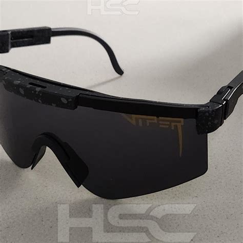 Pit Viper Sunglasses Black Frame Dark Smoke Lens Depop