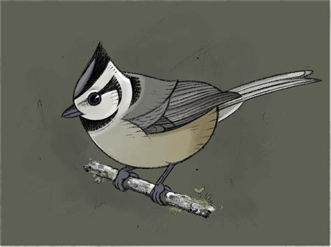 Bridled Titmouse By Lizzardblackrose On Deviantart
