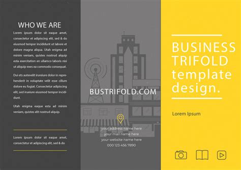 Vector Modern Triptych Template Ai Free Download Pikbest