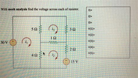Solved A Use The Node Analysis Method To Find The Voltage