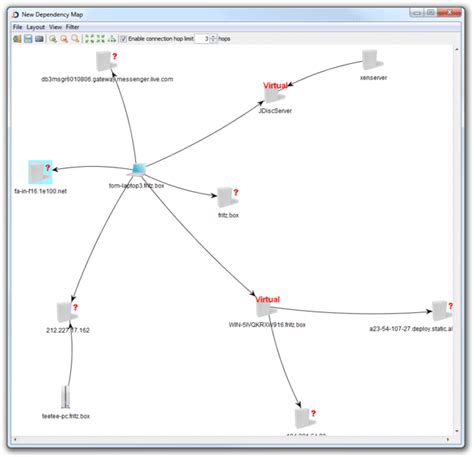 Detect Dependencies Between Assets On The Network