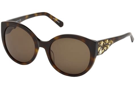 Swarovski Womens Sunglasses Sk0174 Dark Havanabrown Lens Brands Deluxe
