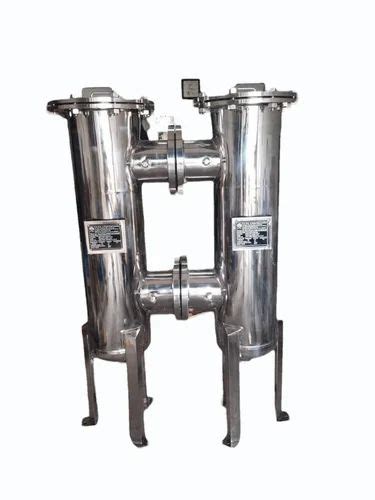 Stainless Steel Water Basket Filter Housing Strainer Capacity 5 Liter