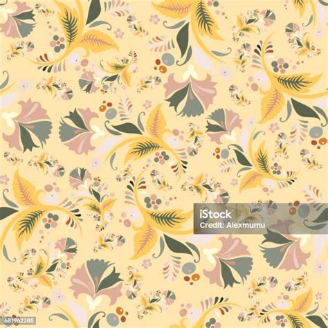 Seamless Repeating Floral Patternvector Stock Illustration Download Image Now Abstract Art