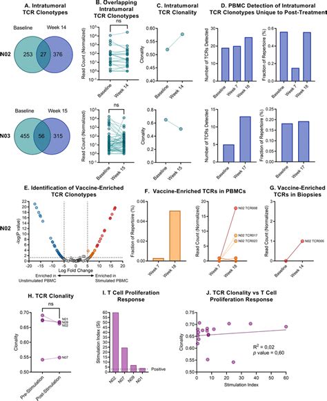 Evolution Of The Tcr Repertoire On Treatment A Overlapping