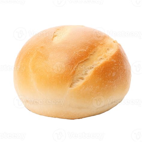 Freshly Baked Round Bread Roll Perfect For Meals And Snacks 54046298 Png