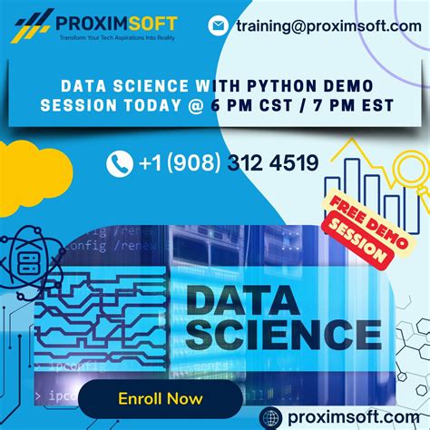 Join Our Data Science With Python Demo Session Proximsoft Posted On