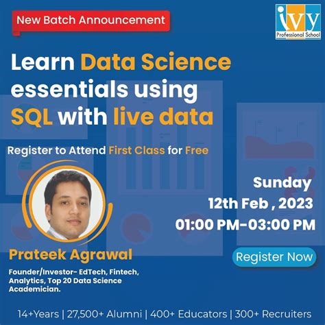 Ivy Professional School On Linkedin Sql Freesqlclass Onlineclass Databases Training