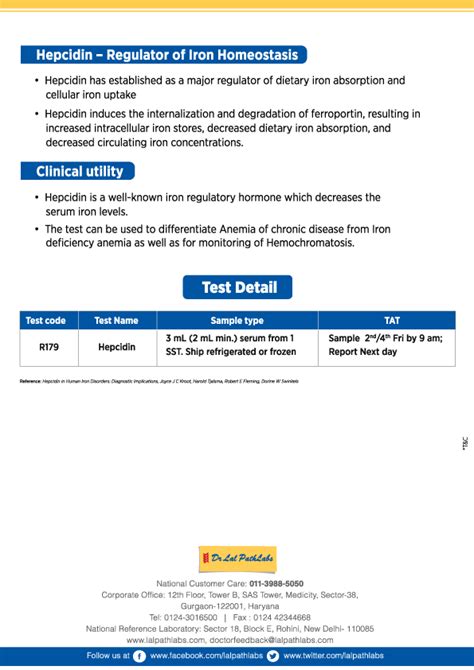 Everything You Should Know About Hepcidin Serum Test Lpl Blog