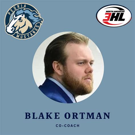 Peoria Mustangs Guess Who Back Blake Ortman Will