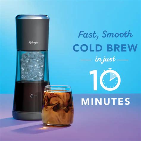 Mr Coffee Express Cold Brew Coffee Maker 10 Minute Cold Brew Coffee